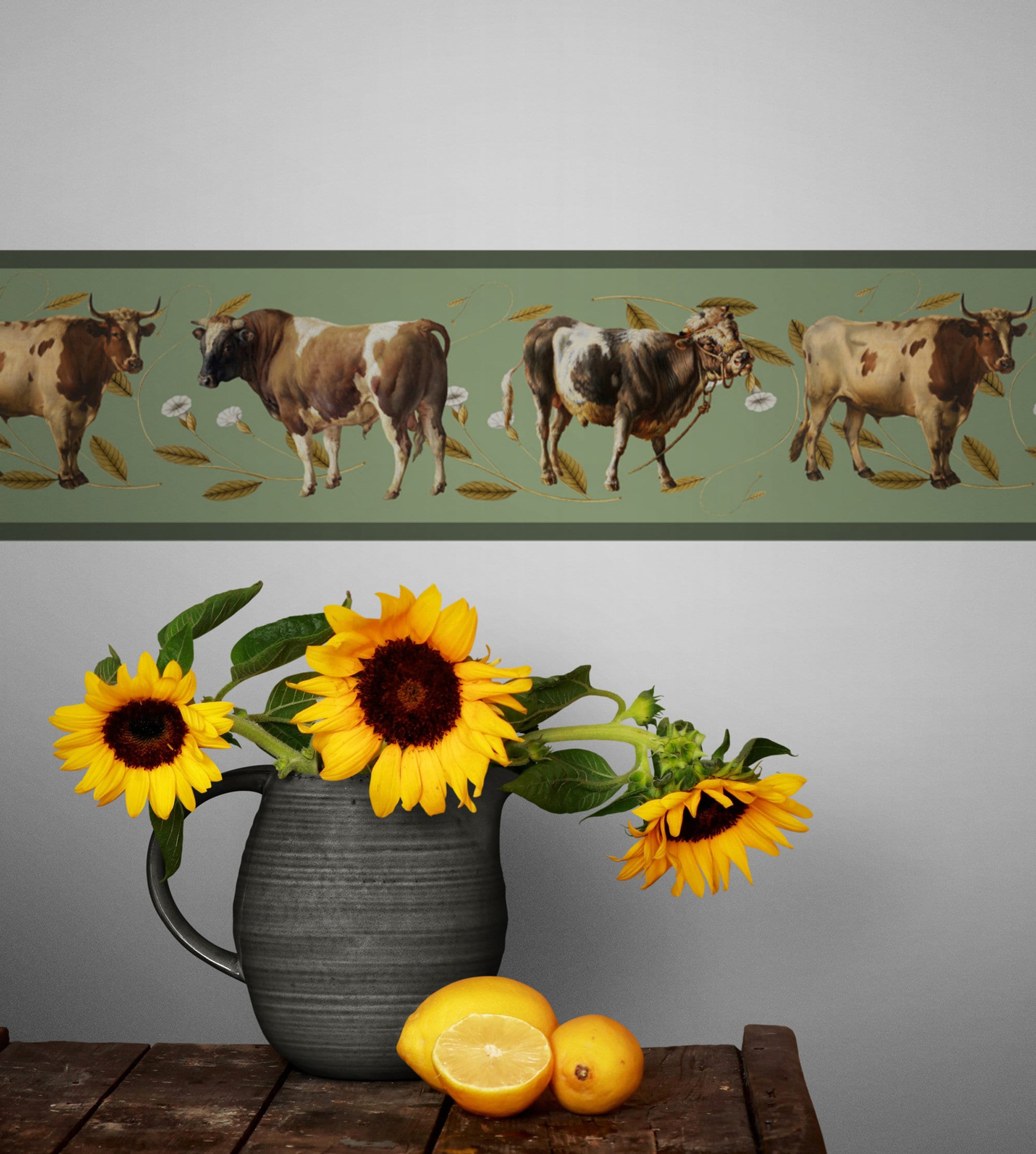 Cow Print Wallpaper Border