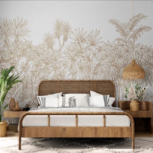 Tropical Wall Decal, Jungle Wallpaper, Landscape Wall Mural Peel and ...