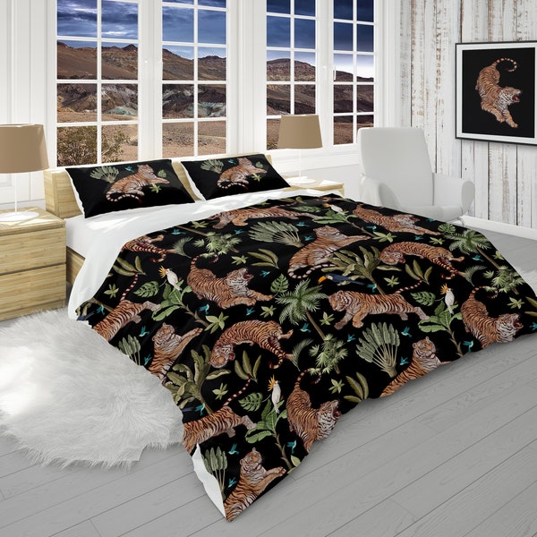 Tiger Bedding - Etsy
