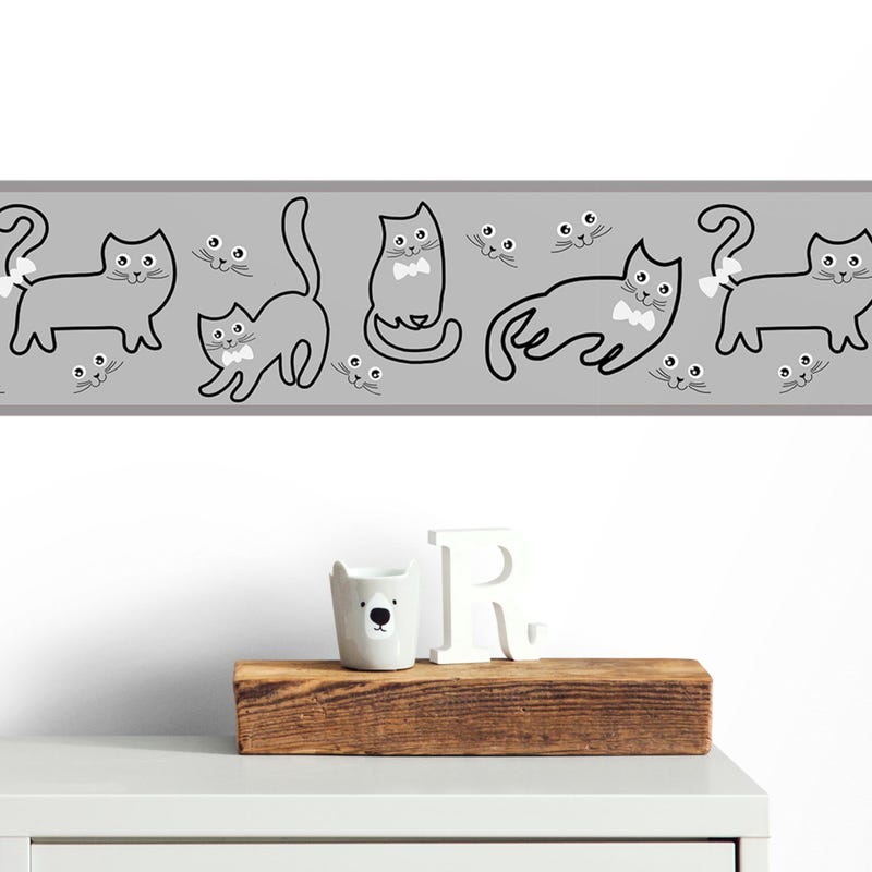 Cat Wallpaper Border - Etsy