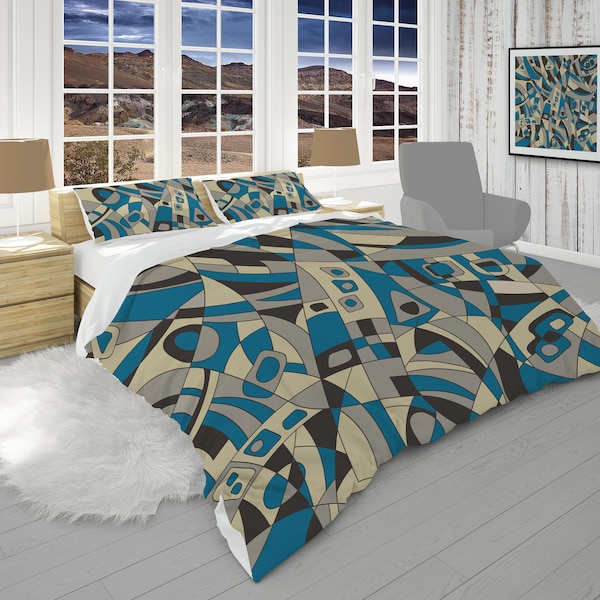Geometric Bedding - Etsy