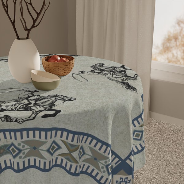 Cowboy Western Tablecloth - Etsy