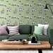 Green Wallpaper, Western Wall Paper With Cowboy, Southwestern Decor ...