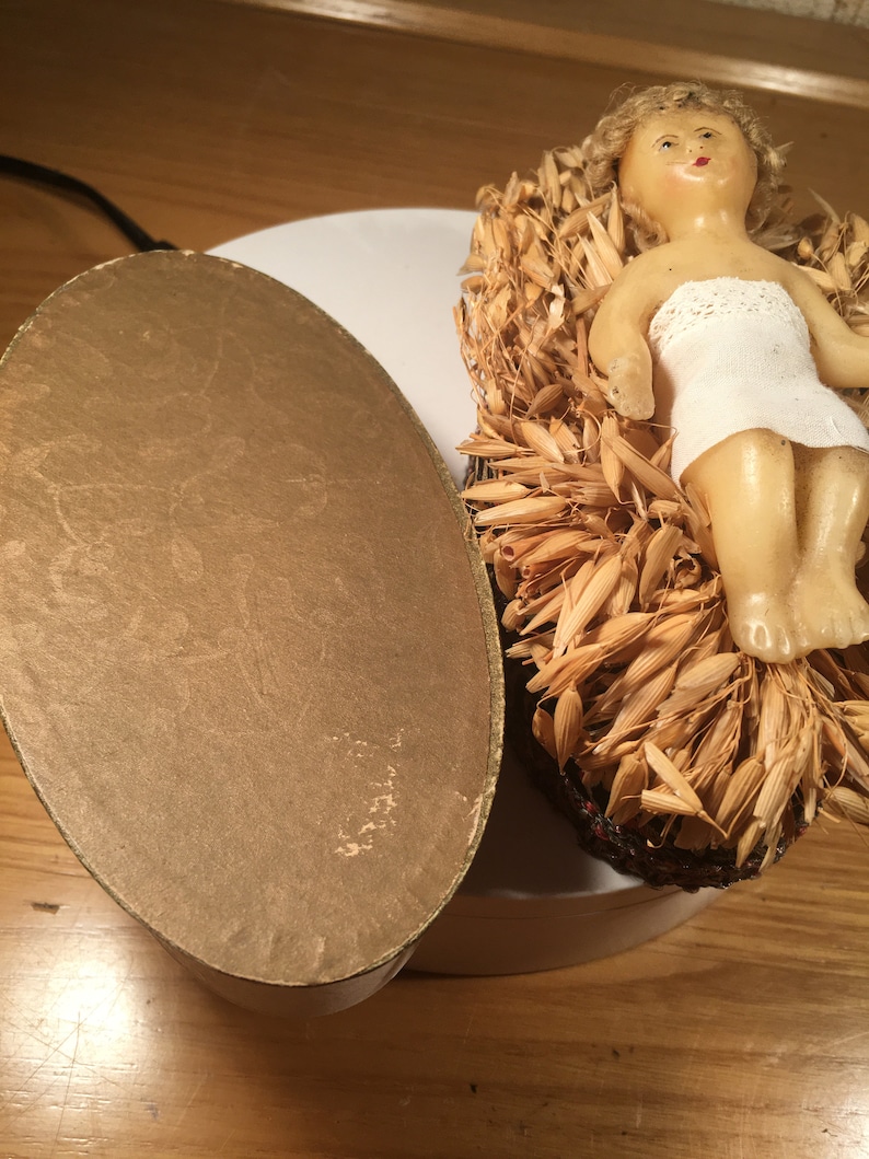 Baby Jesus Wax Doll C1930s, France, Jesus in the Manger, Easter Gifts ...