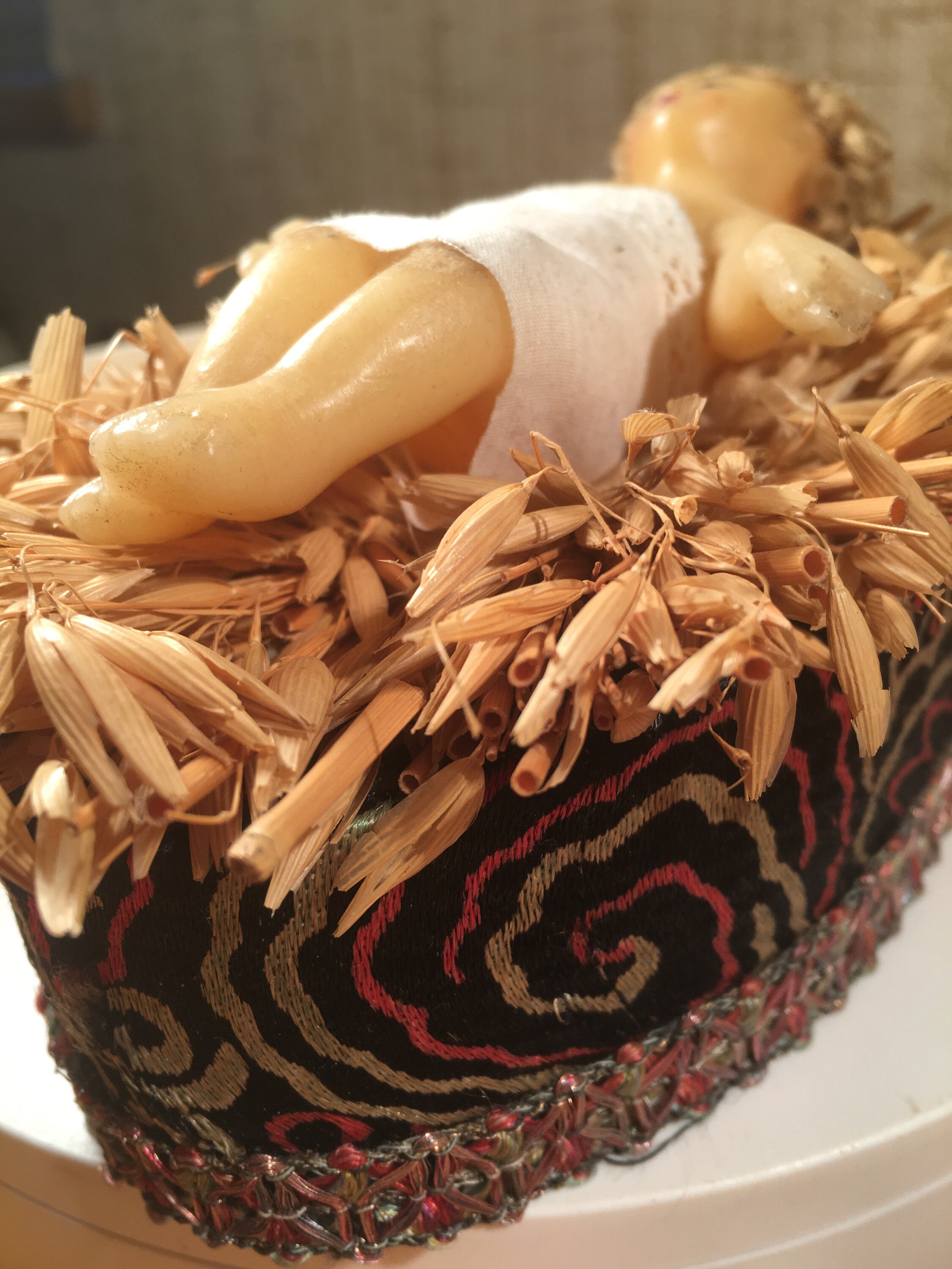 Baby Jesus Wax Doll C1930s, France, Jesus in the Manger, Easter Gifts ...