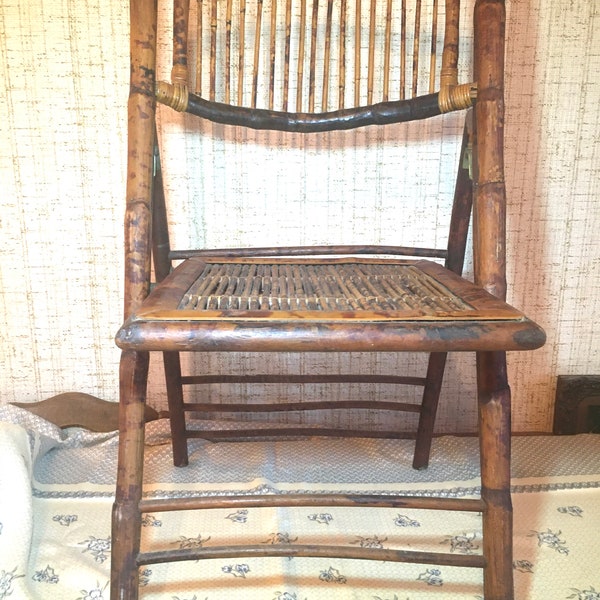 Bamboo Chair - Etsy