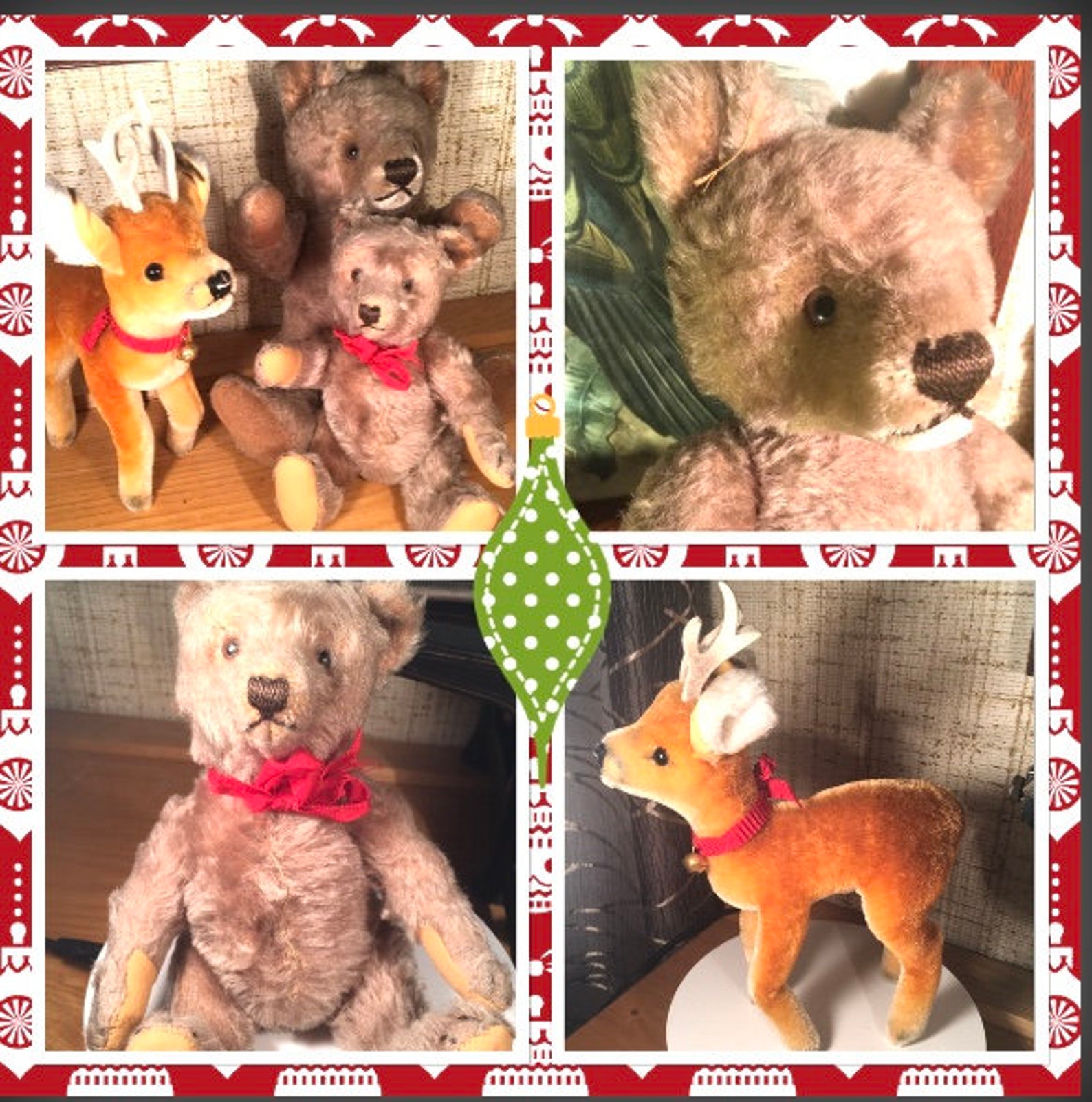 Steiff Sale, 3 Original Steiff Animals, 2 Iconic Steiff Teddy Bears, 1 ...