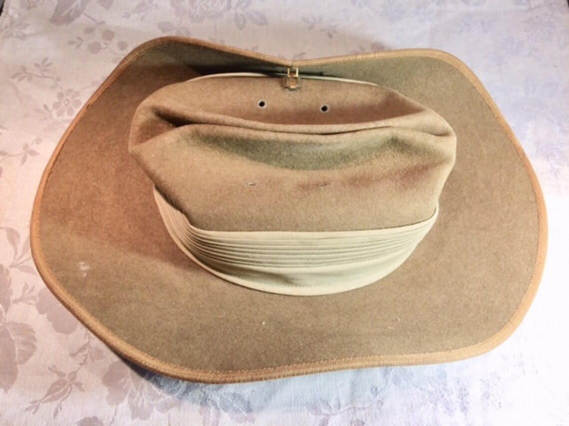 AUSTRALIAN Original WW2 digger hat SLOUCH hat find in | Etsy