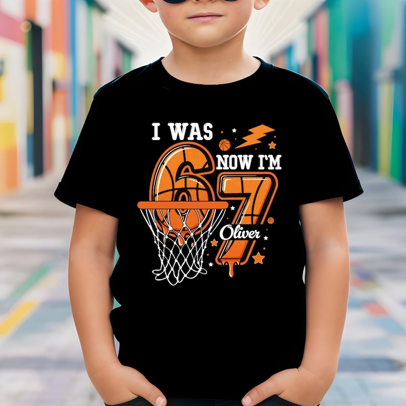 6 7 Sports Birthday Shirt - Etsy