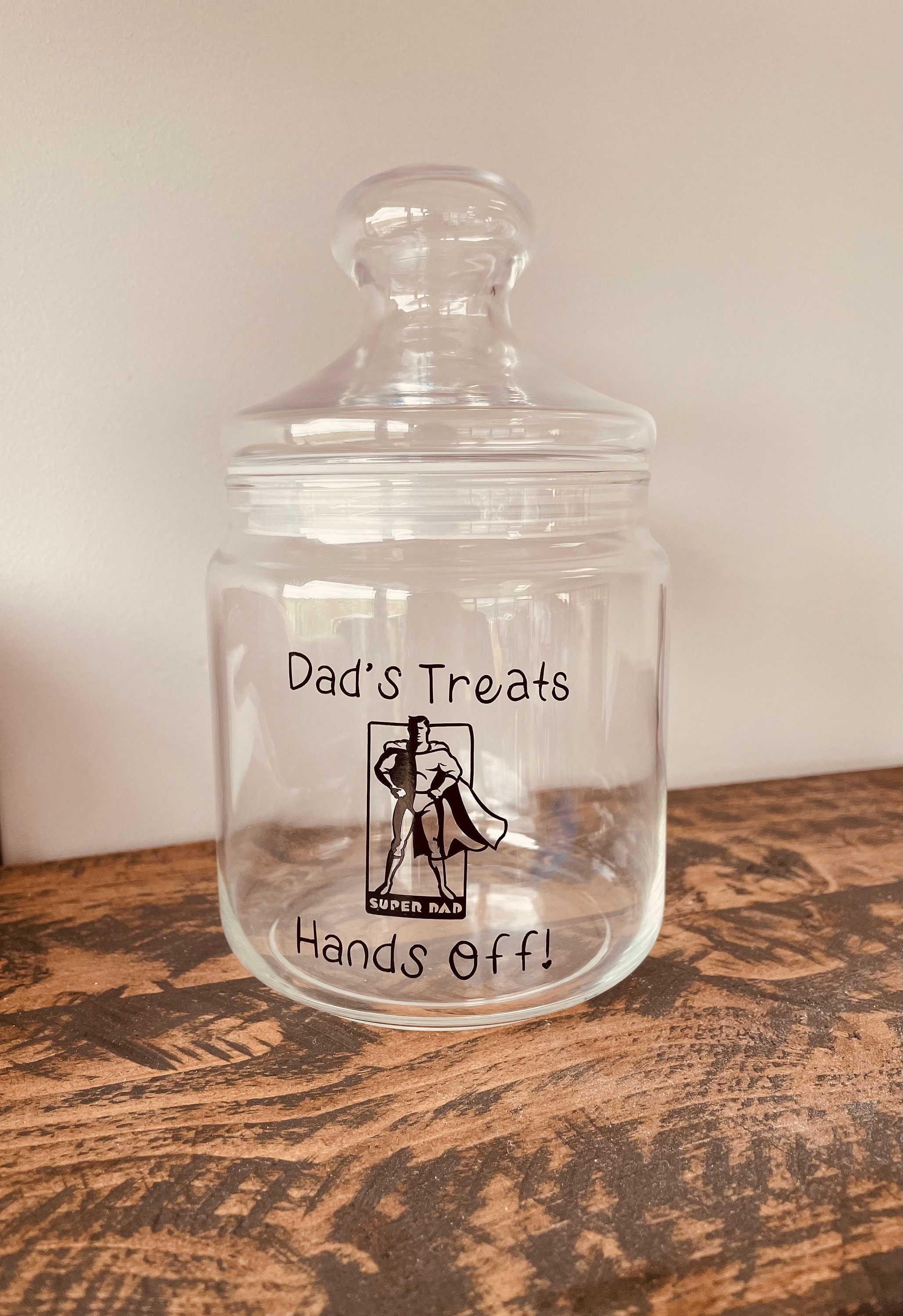 Dads Sweetie Jar Treat Jar Fathers Day Gift Gift for Dad | Etsy