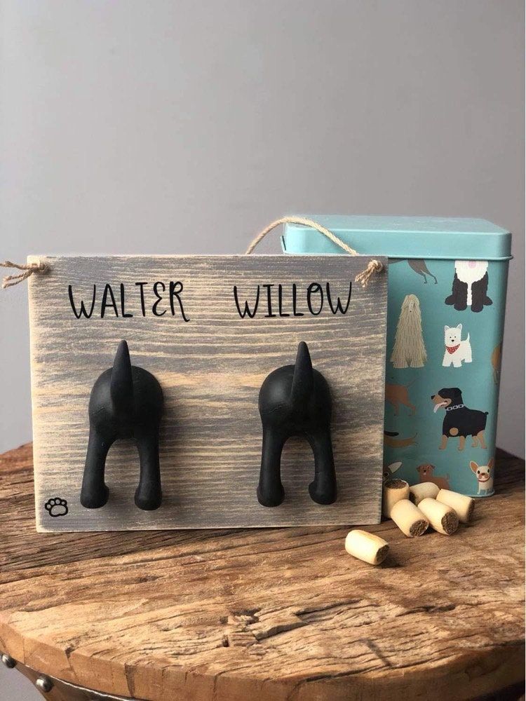 Personalised Double Dog Lead Hook Custom Dog Hook Collar | Etsy