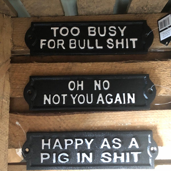 Funny Sign - Etsy UK