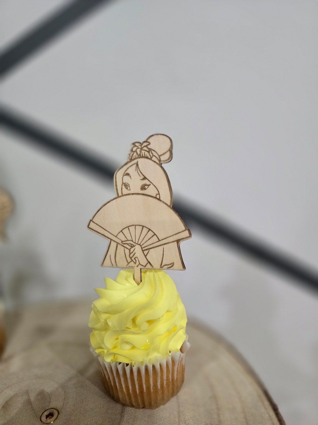Mulan Cupcake Toppers, Birthday Party Cupcake Toppers - Etsy