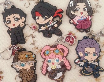 The Great Ace Attorney Iridescent Keychain. Kazuma Asogi, Naruhodo ...
