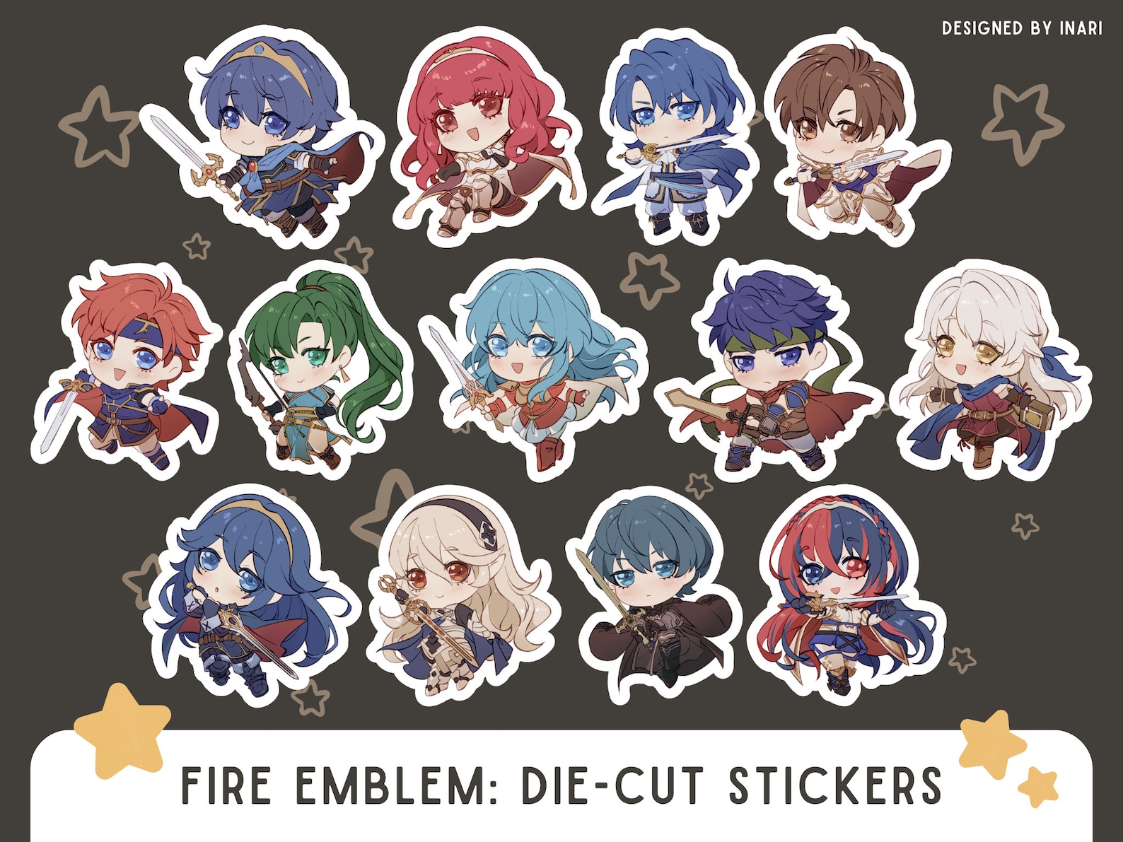 Fire Emblem: Die-cut Stickers - Etsy