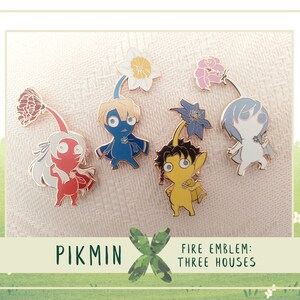 Pikmin X FE3H - Hard Enamel Pins - Etsy