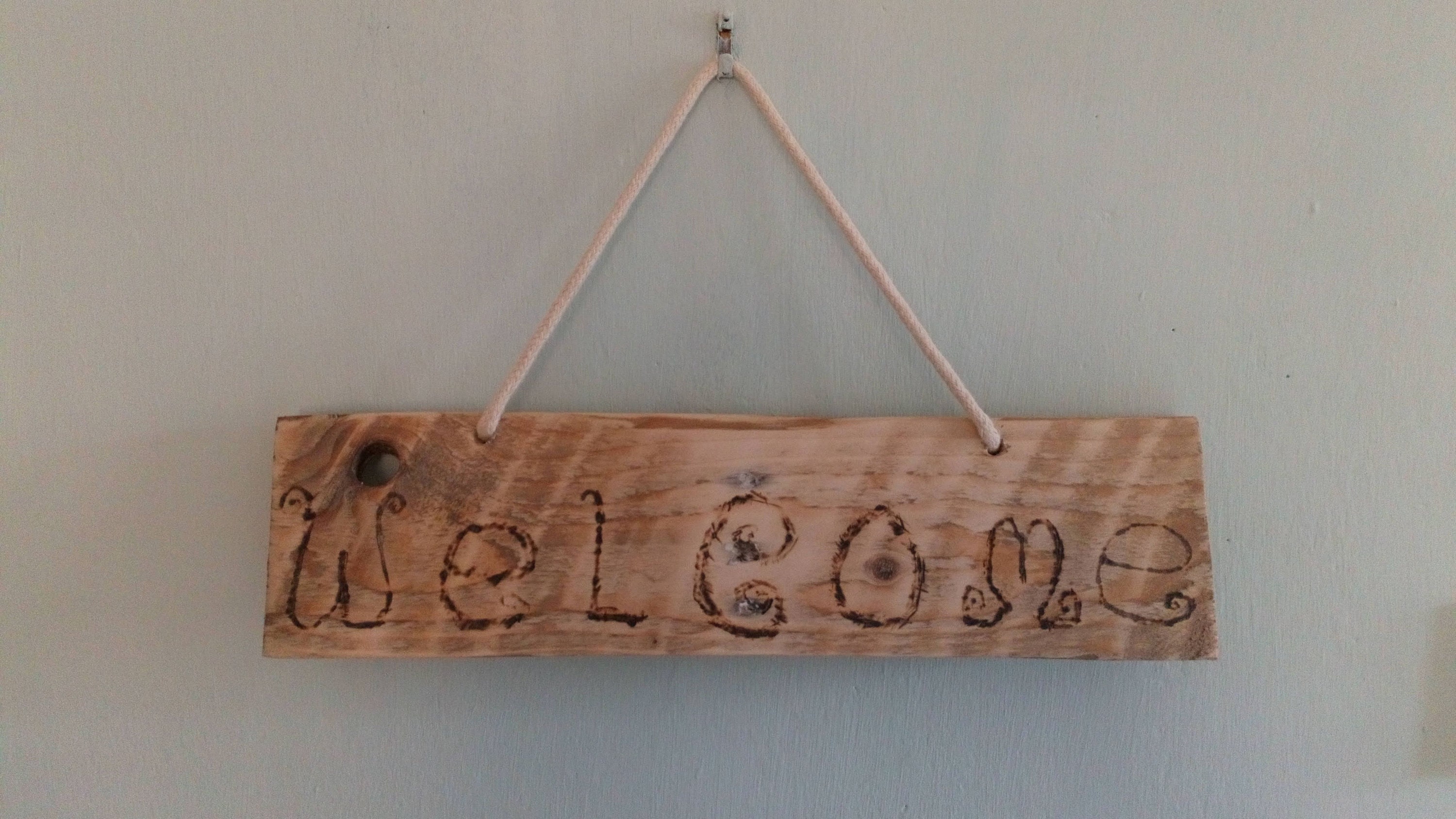 Rustic Wooden Welcome Sign - Etsy