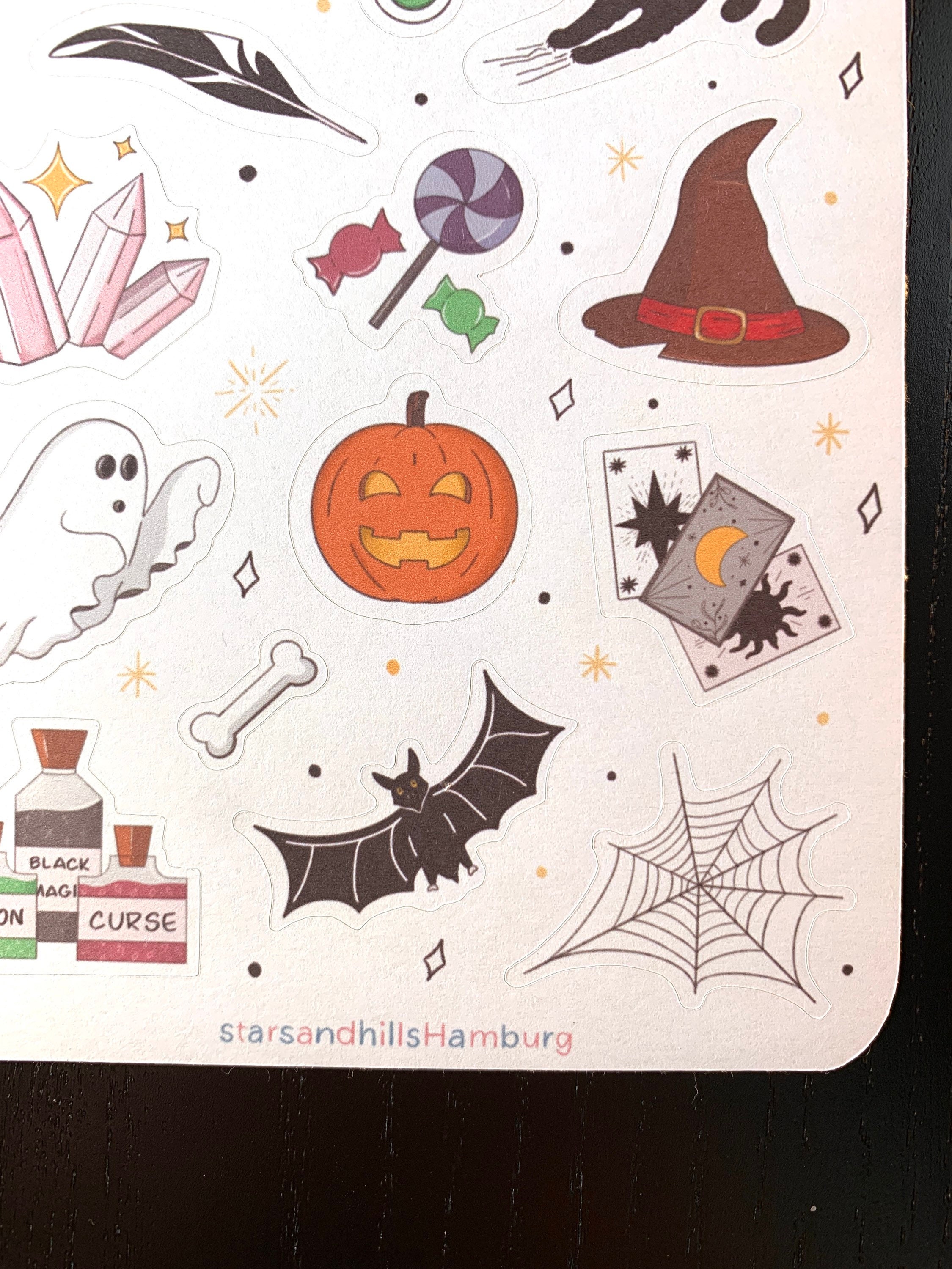Sticker Sheet Spooky Season Halloween - Etsy