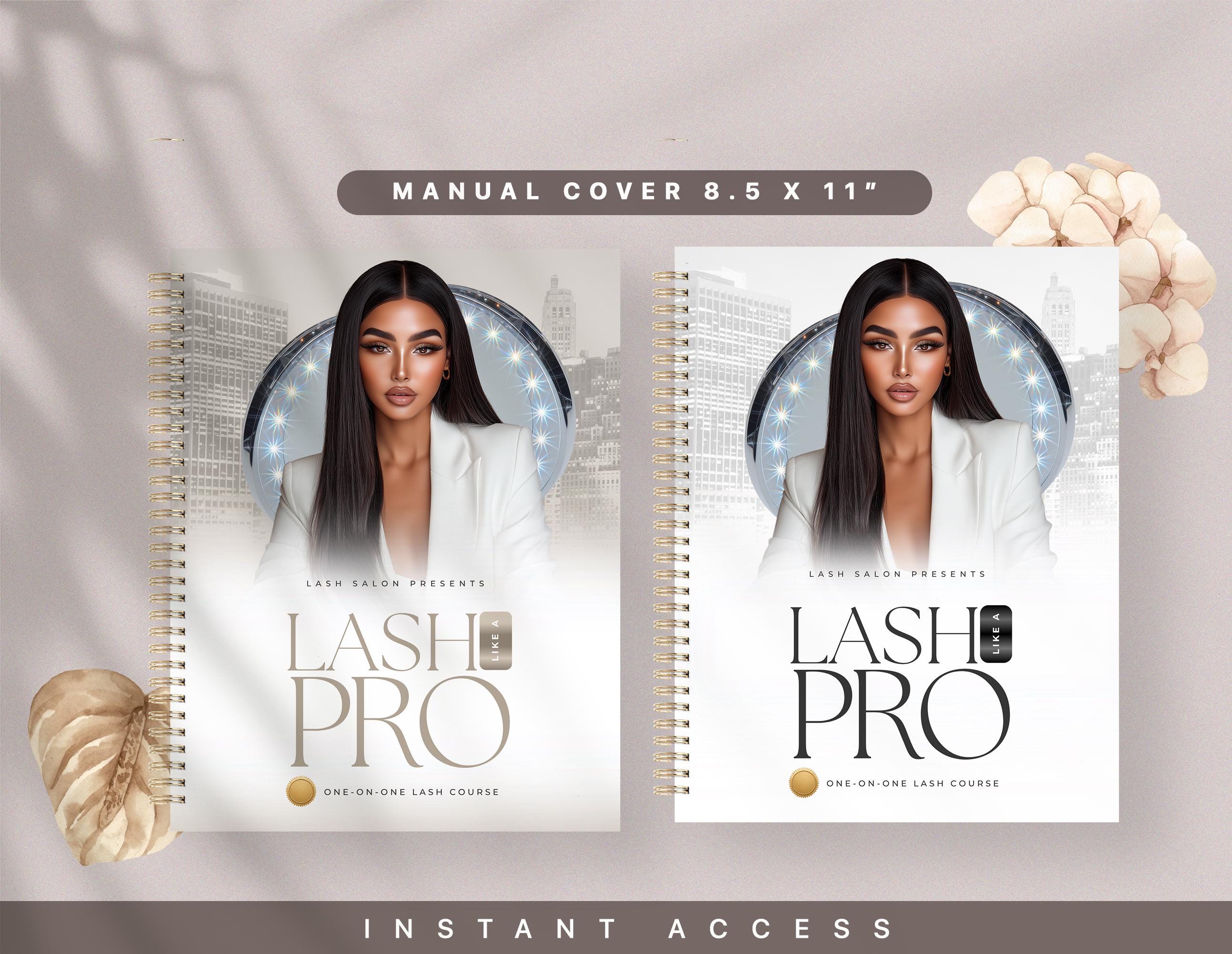 Lash Class Flyer & Ebook Cover: Canva Template for Beauty Educators ...