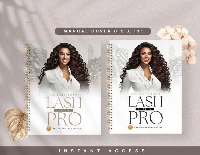 Lash Class Flyer and Manual Cover Course Flyer Lash - Etsy
