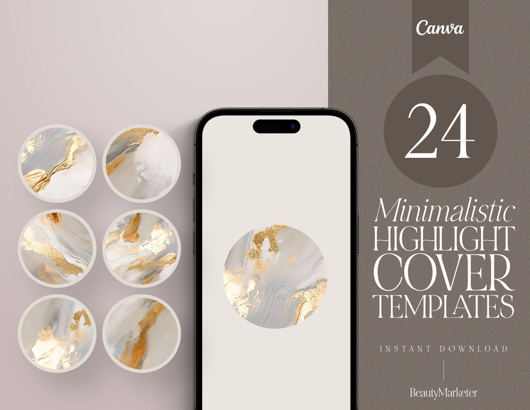 24 Gold Instagram Story Highlights, Artistic Instagram Cover Highlights ...