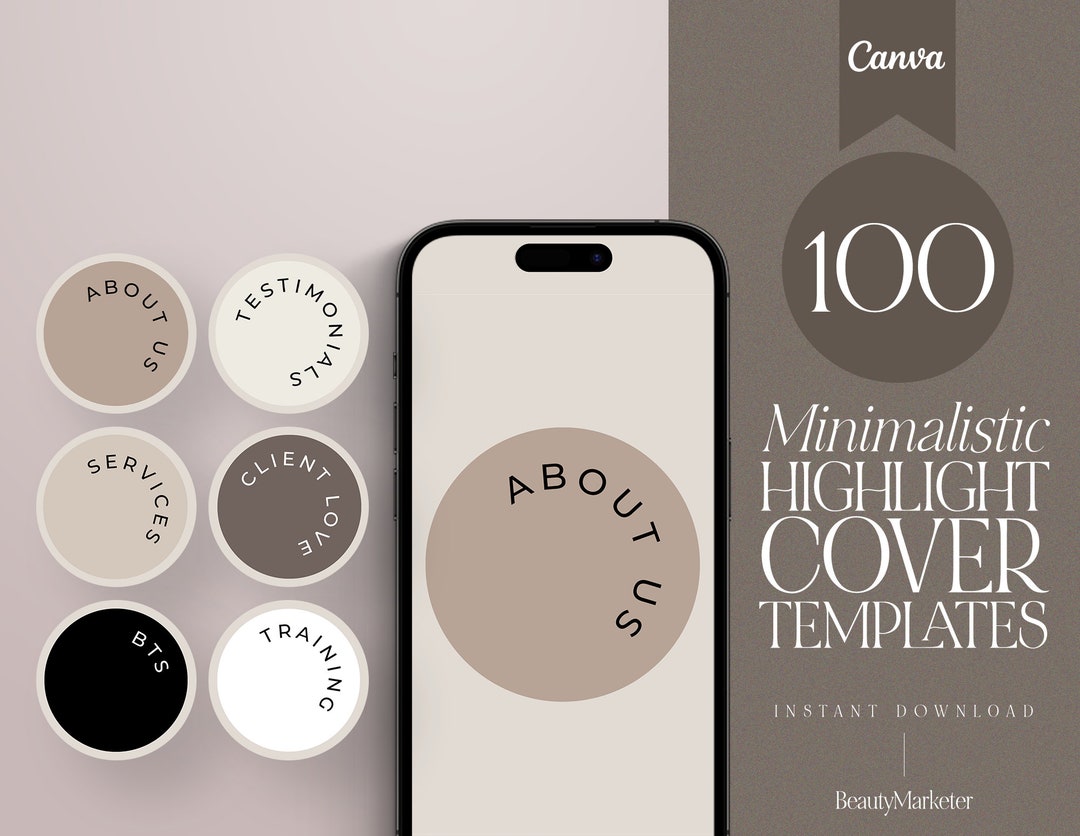 DIY Editable Instagram Highlight Covers for Beauty, Lash Artists, Hair ...