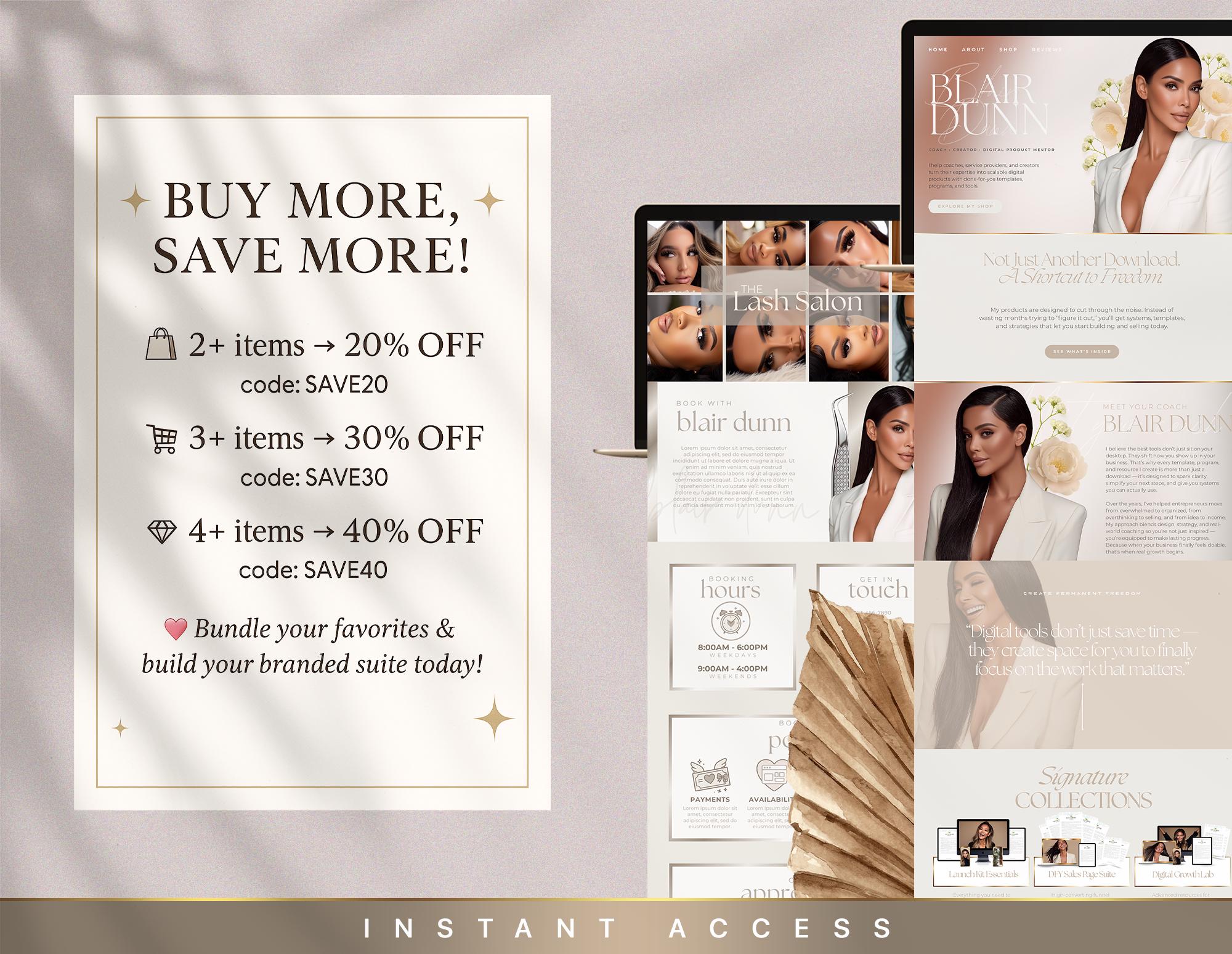 Microblading Brow Class Flyer Set: Editable Canva Templates ...