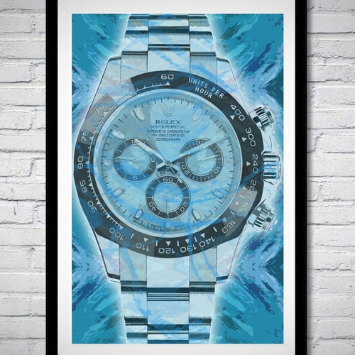 Rolex Datejust Watch Wall Art Print - Etsy