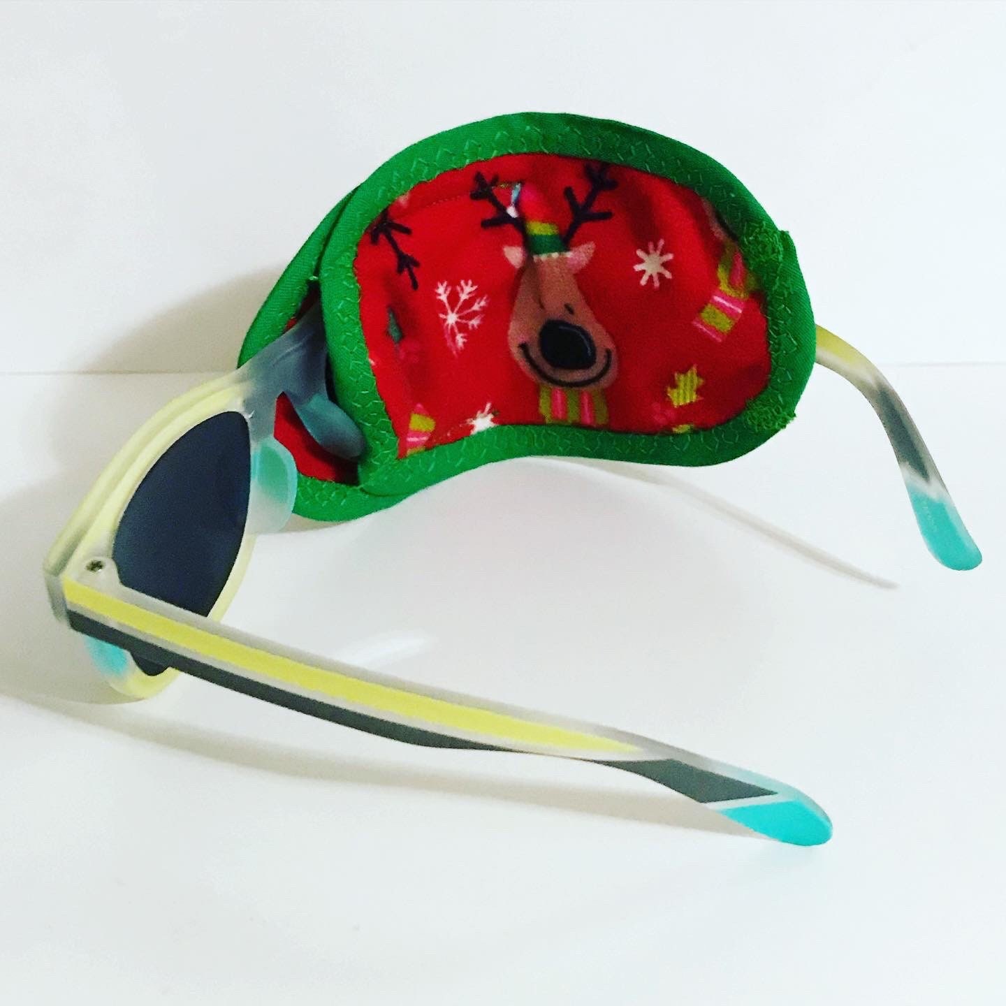 Reuseable Over-the-lens Eye Patch for Glasses With Reindeer | Etsy