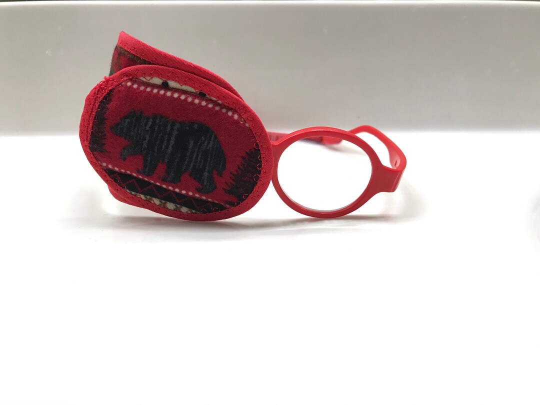 Reuseable Over-the-lens Eye Patch for Glasses With Bear Child - Etsy