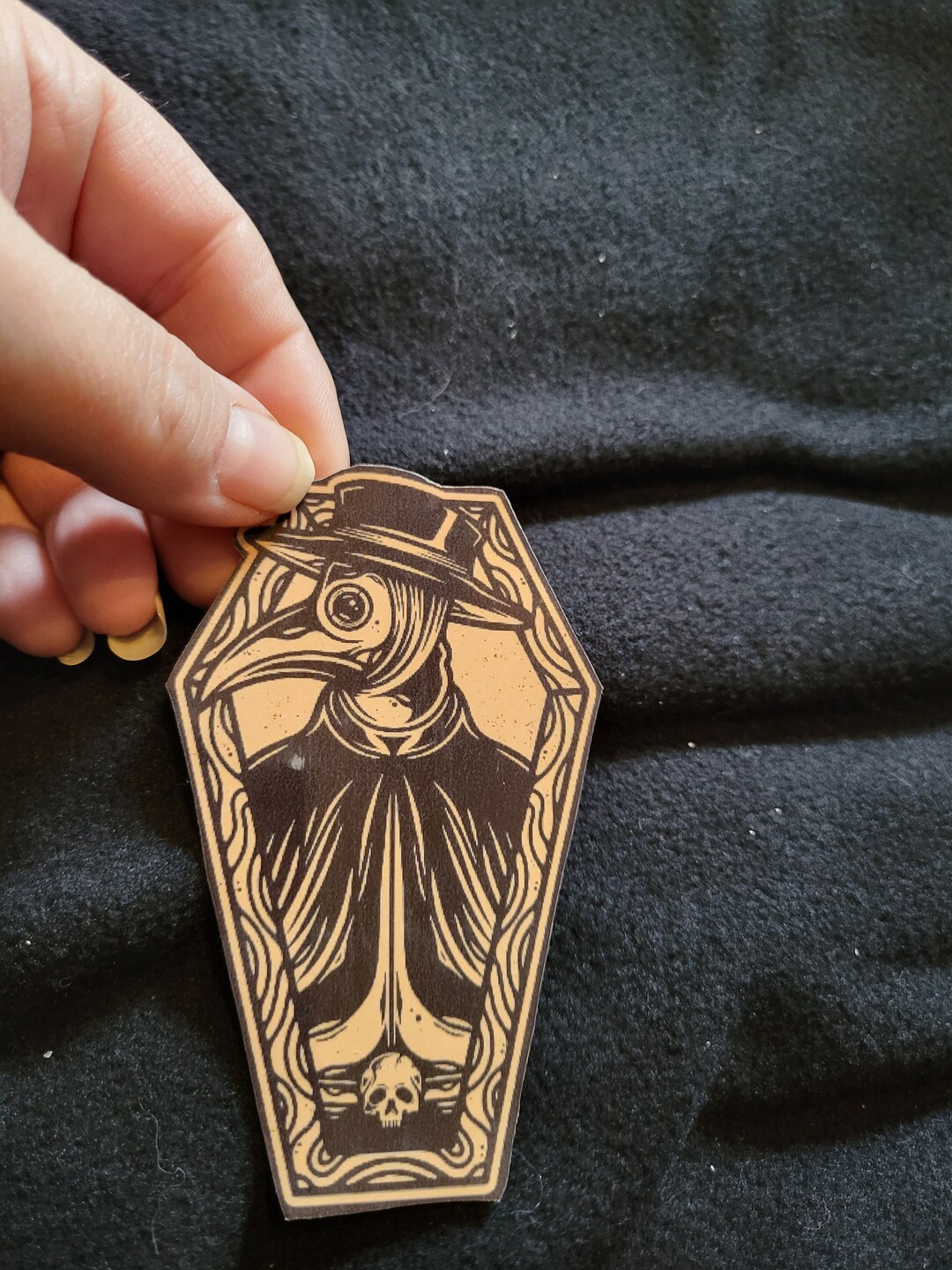 Coffin Plague Doctor Weatherproof, Waterproof Decals, Car Decals ...