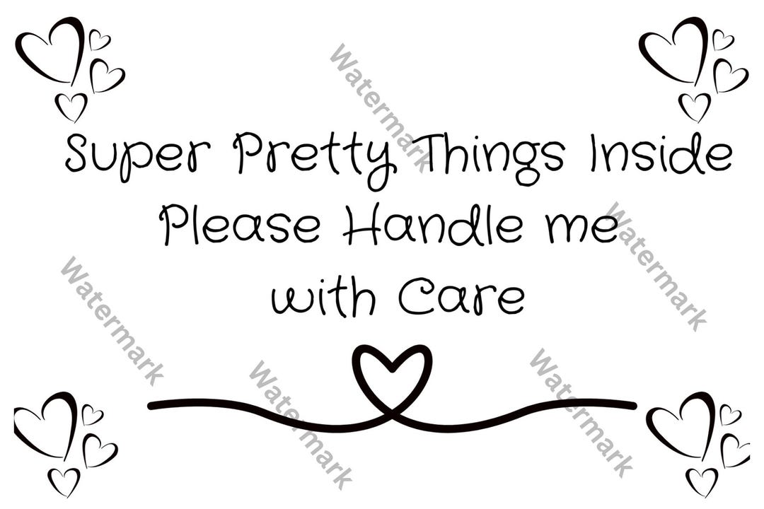 Small Business Fragile Thermal Stickers 4x6 Digital File Only - Etsy
