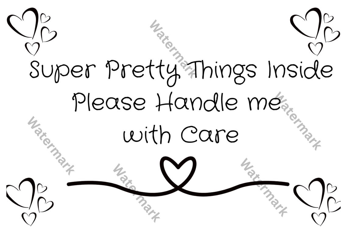 Small Business Fragile Thermal Stickers 4x6 Digital File Only - Etsy