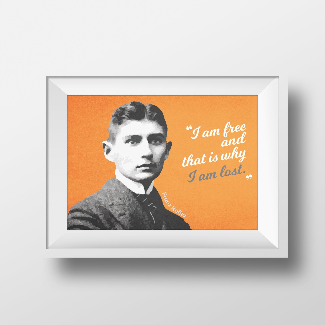 Poster Design Kafka Printable Gift Modern Print - Etsy
