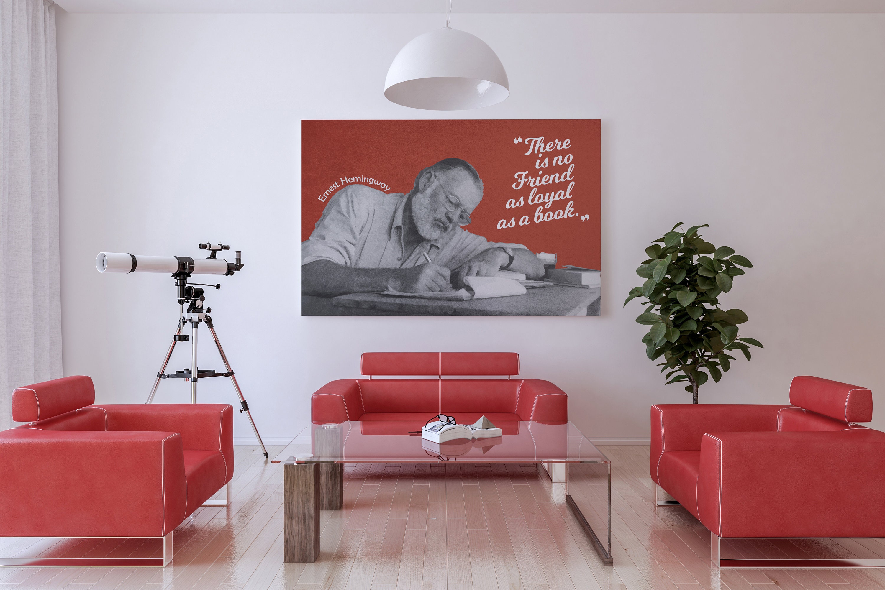 Poster Design Ernest Hemingway Digital Art Printable - Etsy