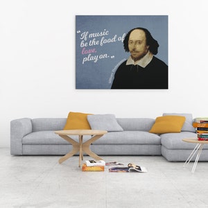 Poster Design Shakespeare Printable Gift Modern Print - Etsy