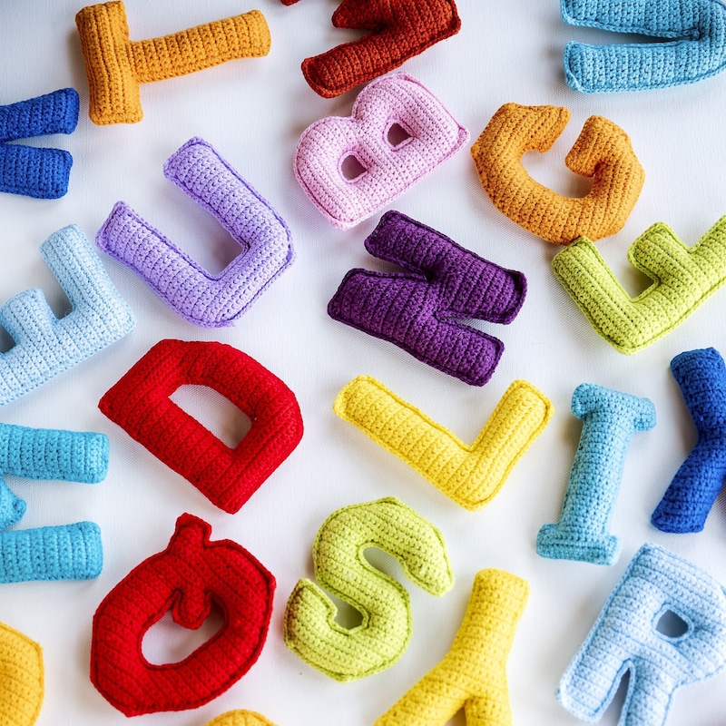 Alphabet Plushies - Etsy