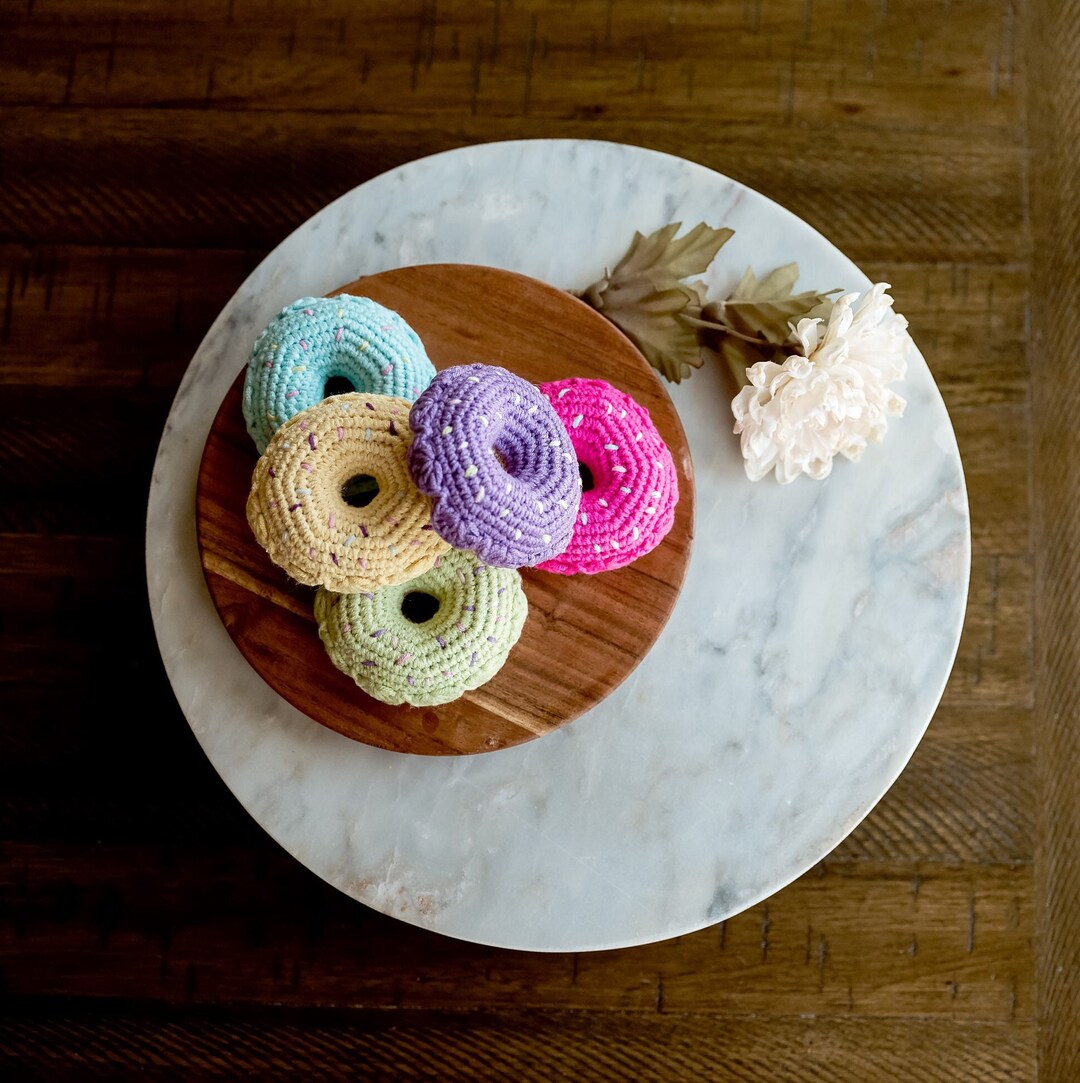Donut Toy Pretend Kitchen Food Toy Kawai Donut Toy Play Food Stuffed ...