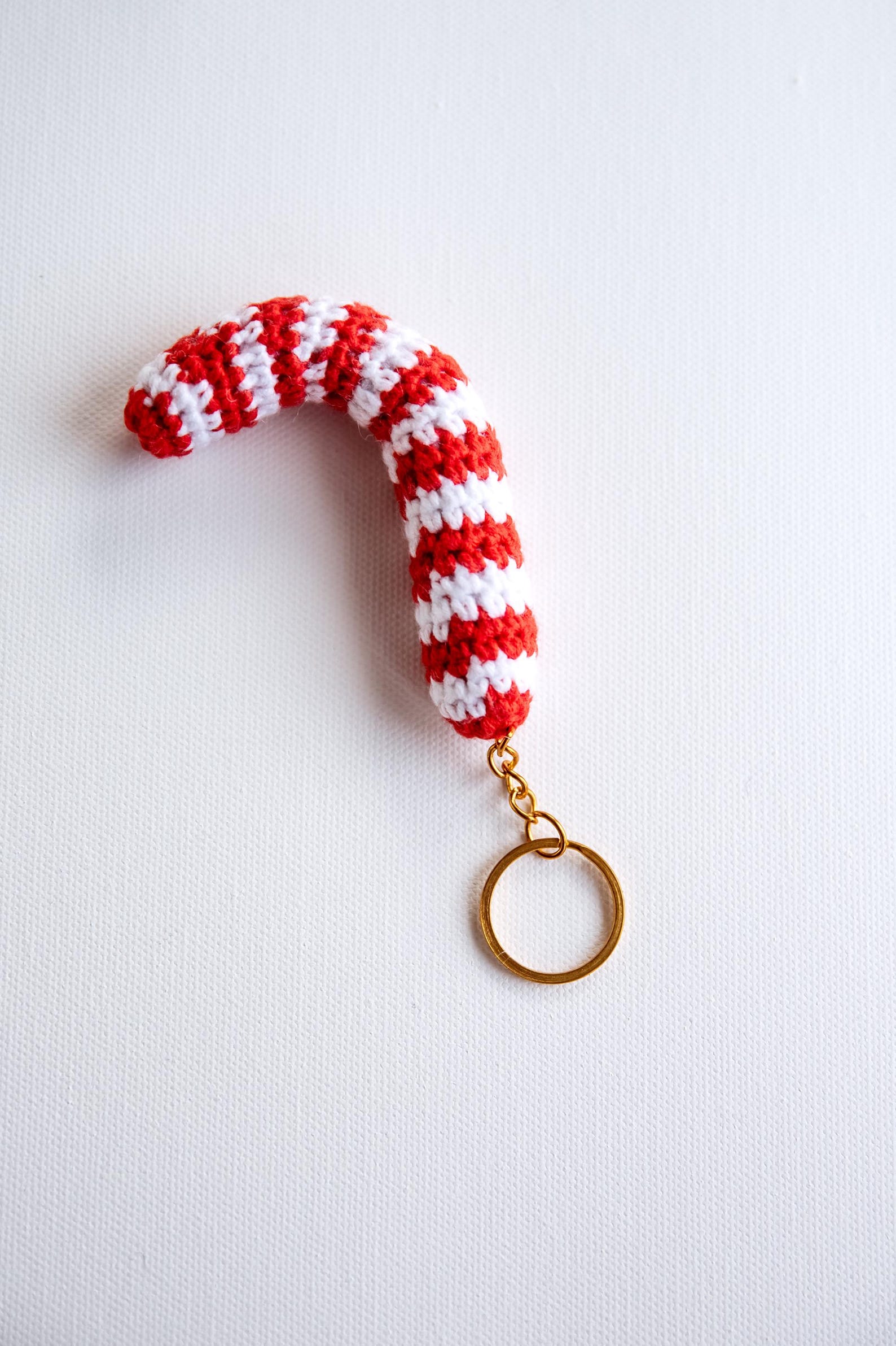 Christmas Keychain Candy Cane Keychain Kawai Candy Cane Zipper Pull ...