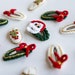 Christmas Hair Clip Santa Hair Clip Christmas Tree Hair Snap Christmas ...