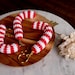 Christmas Keychain Candy Cane Keychain Kawai Candy Cane Zipper Pull ...