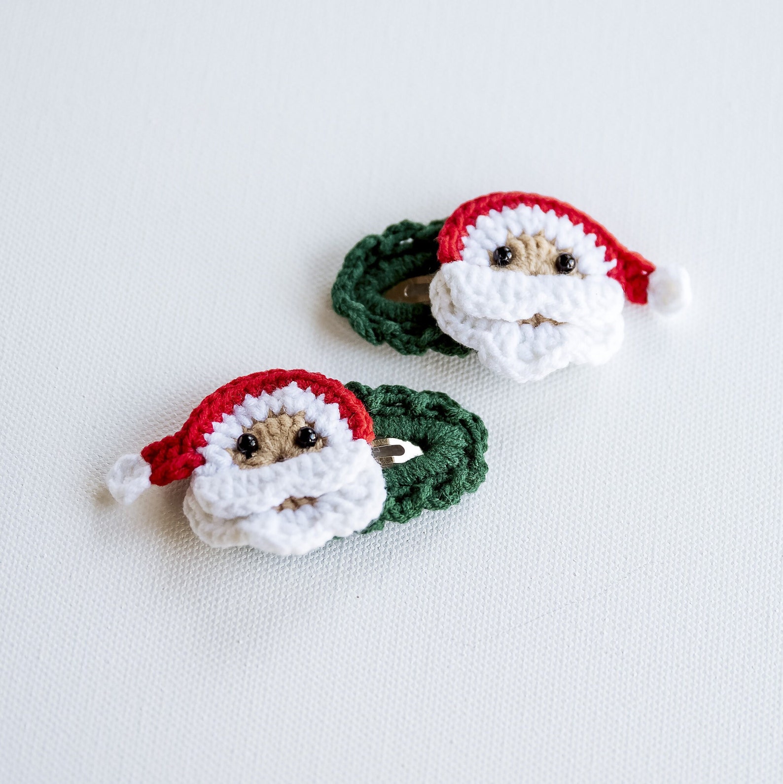 Christmas Hair Clip Santa Hair Clip Christmas Tree Hair Snap Christmas ...