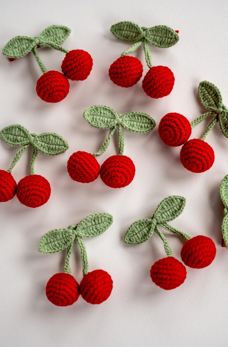 Cherry Hair Clip Very Cherry Hair Clip Cherry Hair Snap Cherry Hair ...