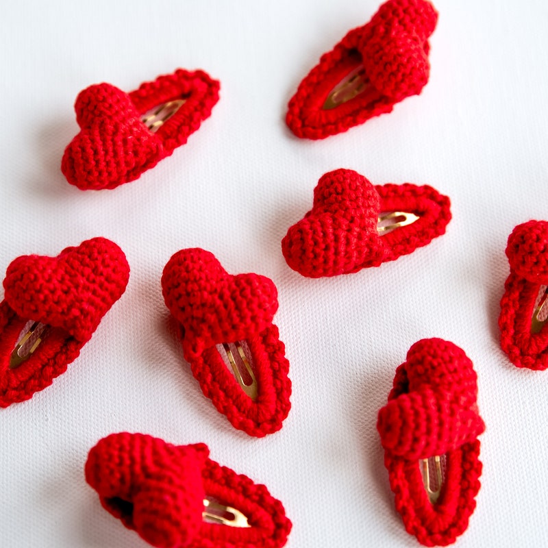 Heart Barrette - Etsy