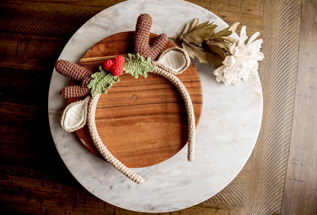 Antler Headband Deer Christmas Headband Cute Christmas Gift 3D Cristmas ...