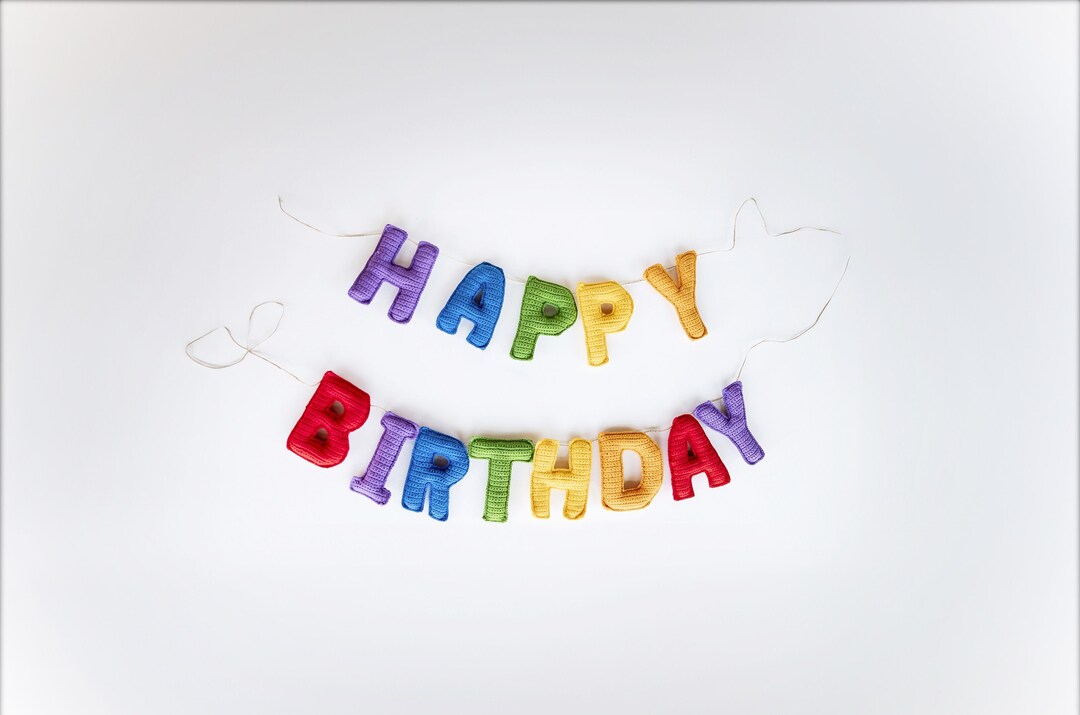Happy Birthday Banner Reusable Happy Birthday Sign Happy Birthday ...