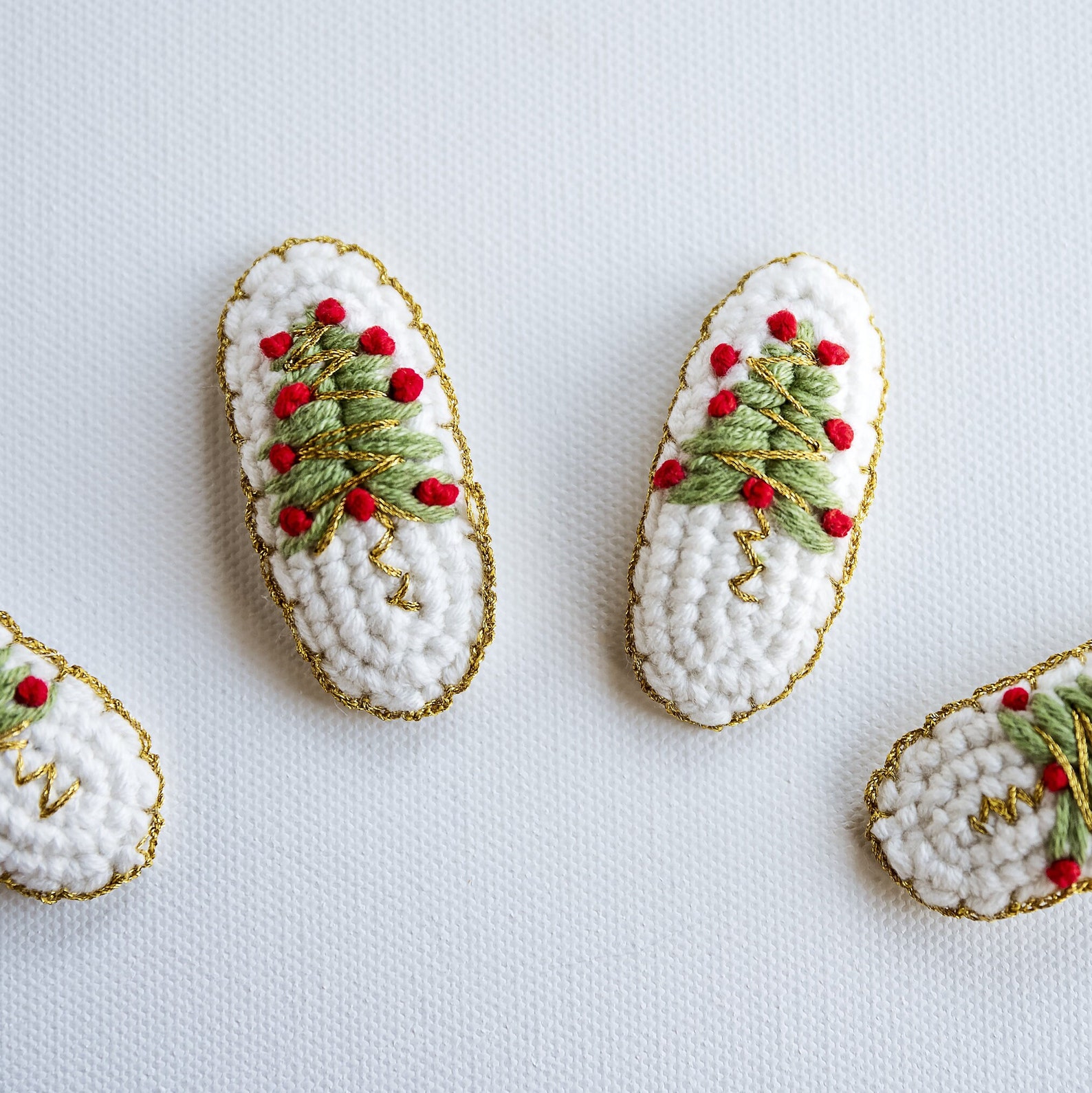 Christmas Hair Clip Santa Hair Clip Christmas Tree Hair Snap Christmas ...