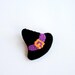 Halloween Pin Witch Hat Pin Witch Hat Brooch Pin Punch Needle Pin ...