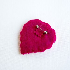 Heart Pin Heart Brooch Pin Love Pin Valentine Day Pin Mothers Day Pin ...