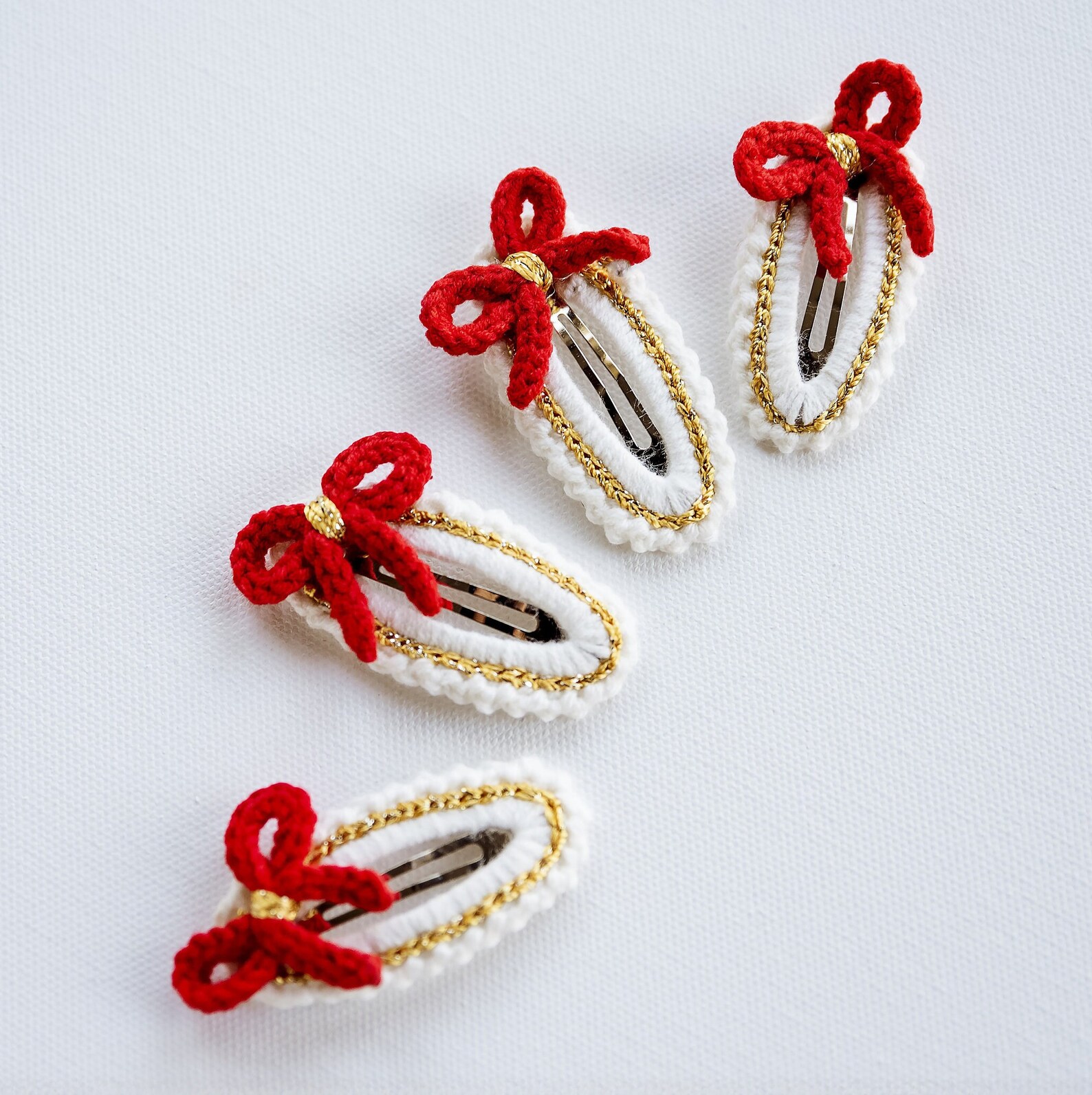 Christmas Hair Clip Santa Hair Clip Christmas Tree Hair Snap Christmas ...